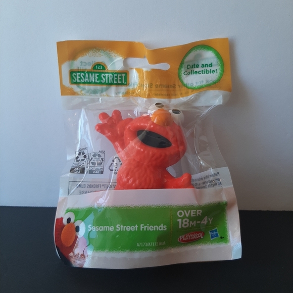 Sesame Street | Other | Elmo Sesame Street Hasbro Playskool Mini Figure ...